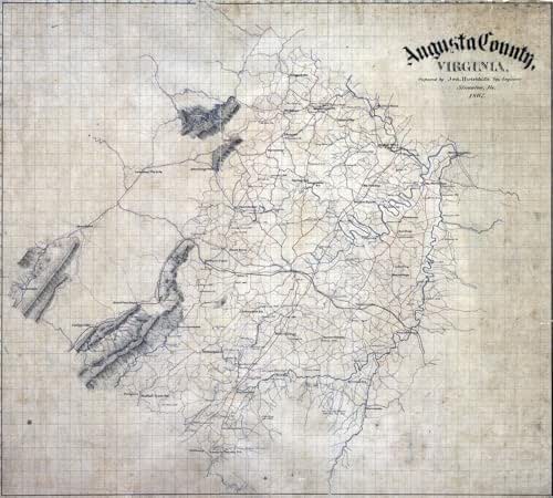 Amazon.com: 1867 Map of Augusta County Virginia : Handmade Products