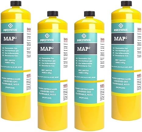 Pipestation Mapp Gas Canister | Map Plus Gas Bottle Cylinder for ...