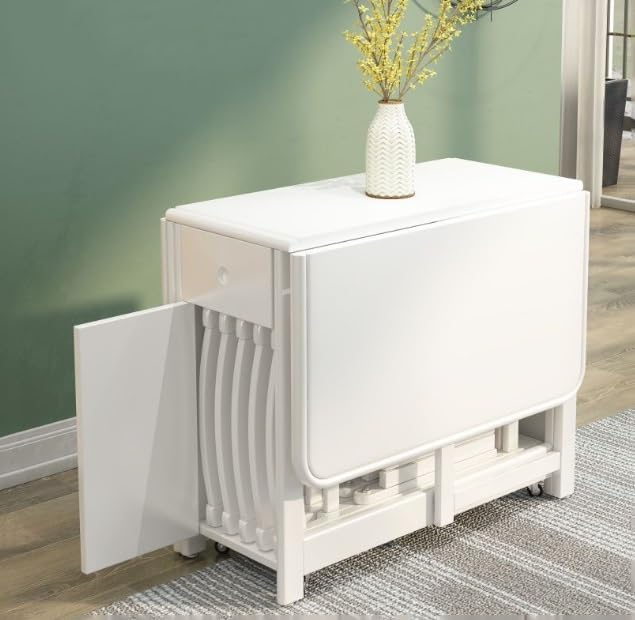 Butterfly Folding Table And Chairs Nordic Solid Wood Circular Folding