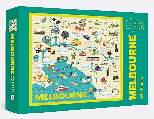 Buy Melbourne Map Puzzle: 500-Piece Jigsaw Puzzle Online at Low Prices ...