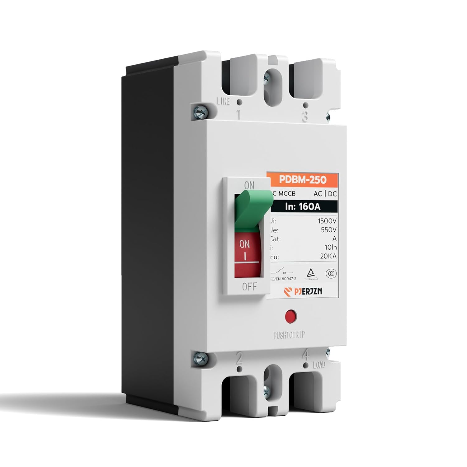 Pjerjzn 160 Amp AC/DC Circuit Breaker Disconnect Switch 550V 20kA 10In ...