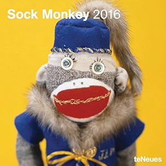 Sock Monkey 2016 Calendar: Teneues Publishing: 9781623255954: Books ...