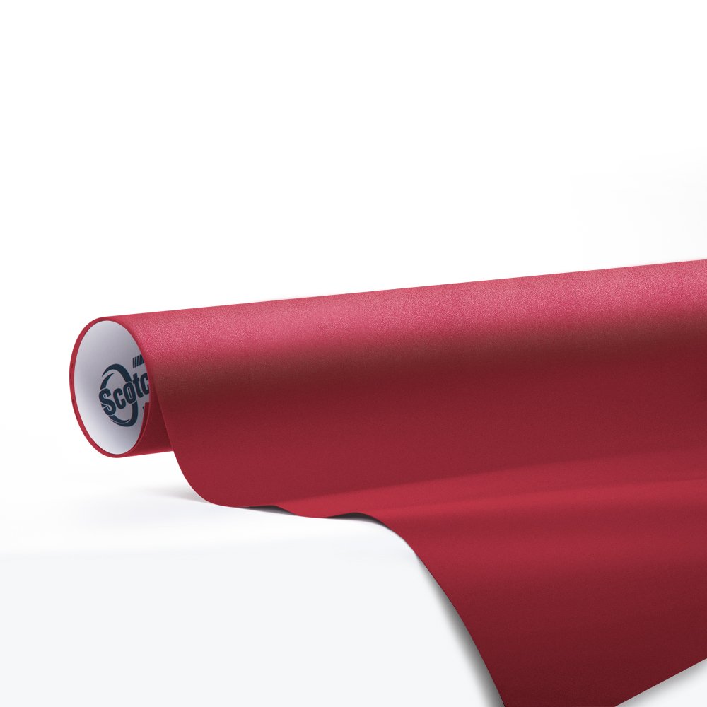 Amazon.com: 3M Scotchprint Series 1080 Matte Red Metallic Vinyl Car ...