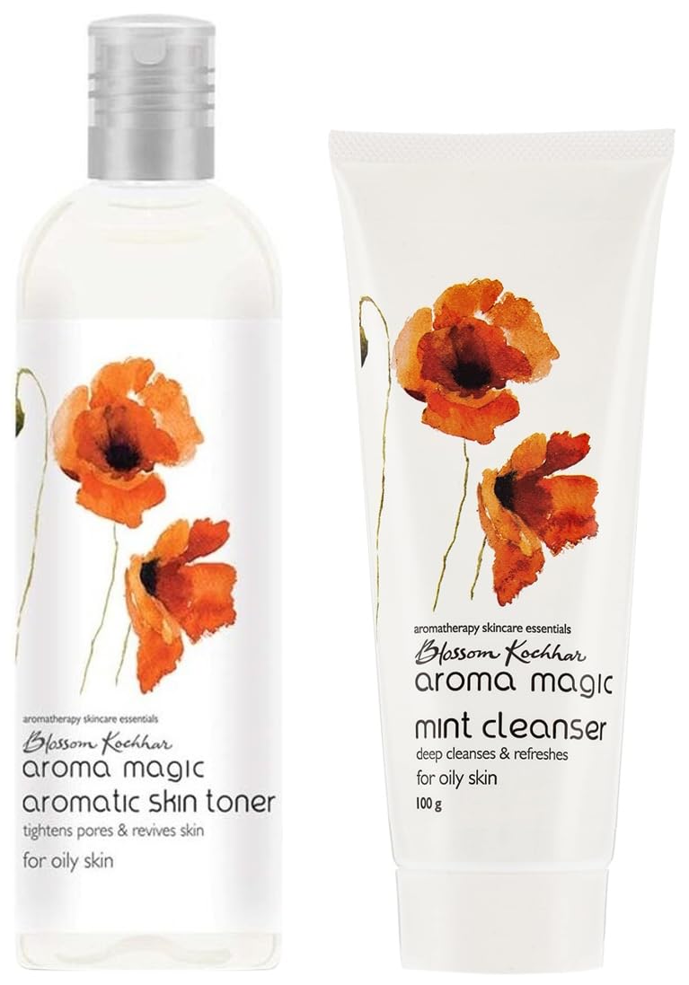 Buy Aroma Magic Aromatic Skin Toner, 200ml & Mint Deep Cleanser and ...