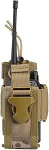 Amazon.com: JACKCHIM Police Radio Holder Tactical Radio Pouch Radio ...