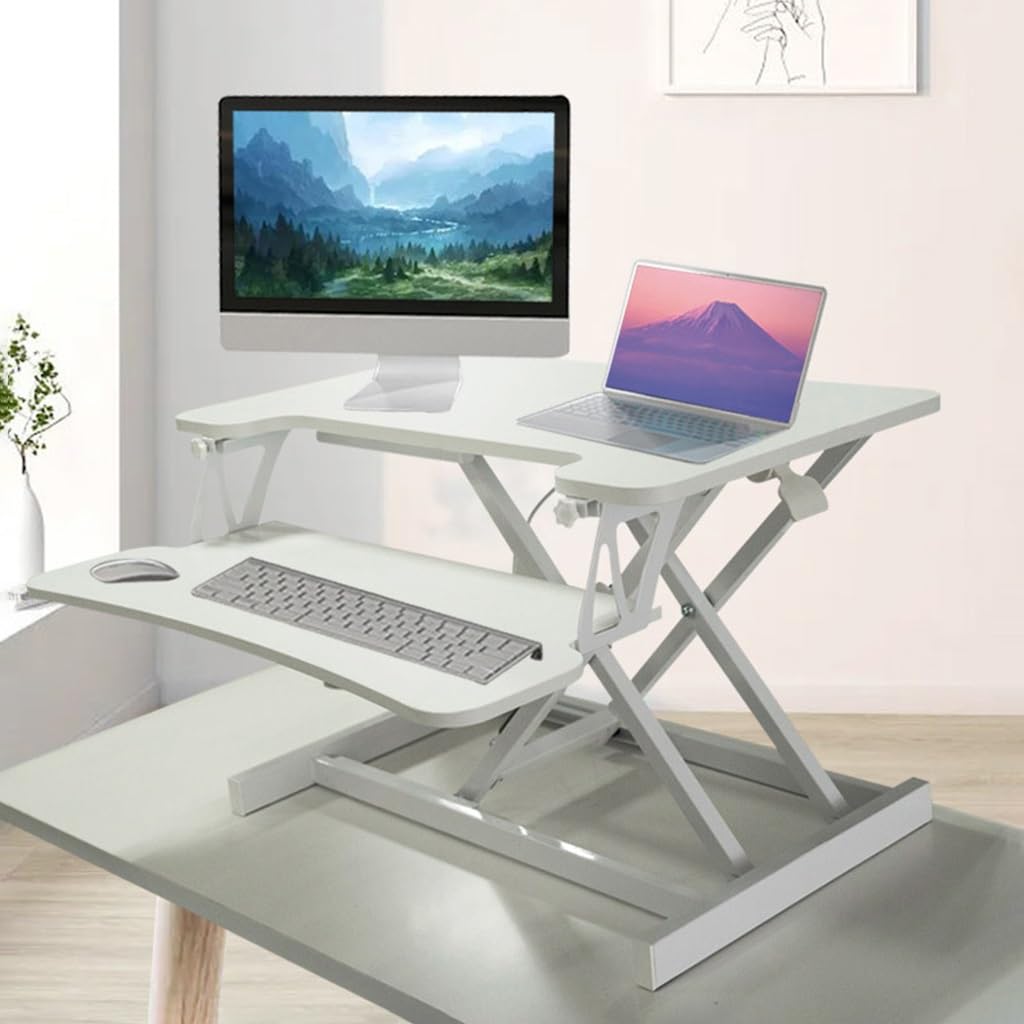 Amazon.com: Standing Desk Converter Height Adjustable Ergonomic Table ...