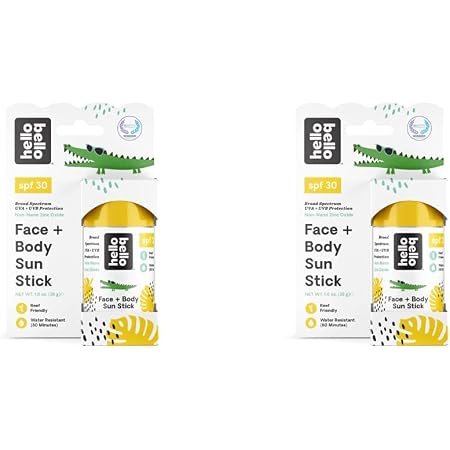Amazon.com: Hello Bello Mineral SPF 30 Sunscreen Stick I Broad Spectrum ...
