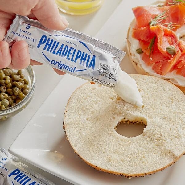 Philadelphia Original Cream Cheese Pouches – 50 Pack | Fresh & Creamy ...