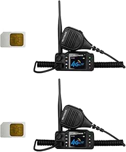 Amazon.com: 2-Pack Ruyage Push-to-Talk Over Cellular (PoC) Mobile ...