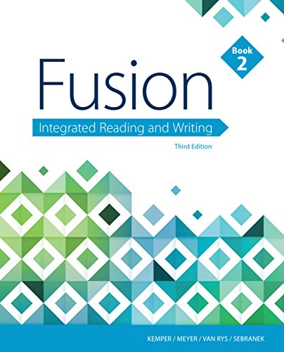 Amazon.com: Fusion: Integrated Reading and Writing, Book 2 (w/ MLA9E ...
