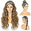 SAPPHIREWIGS Hoofdband Pruiken voor Vrouwen Lijmloze Synthetische Pruik ...