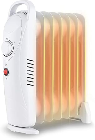 Amazon.com: Oil Filled Radiator Heater, Small Portable Space Heater ...