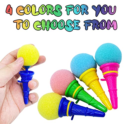 Snapklik.com : 30 Pcs Ice Cream Shooters Toy,4 Inch Ice Cream Foam Ball ...
