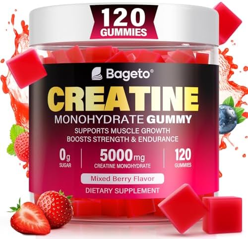 Amazon.com: Create Creatine Monohydrate Gummies for Men & Women, Boost ...