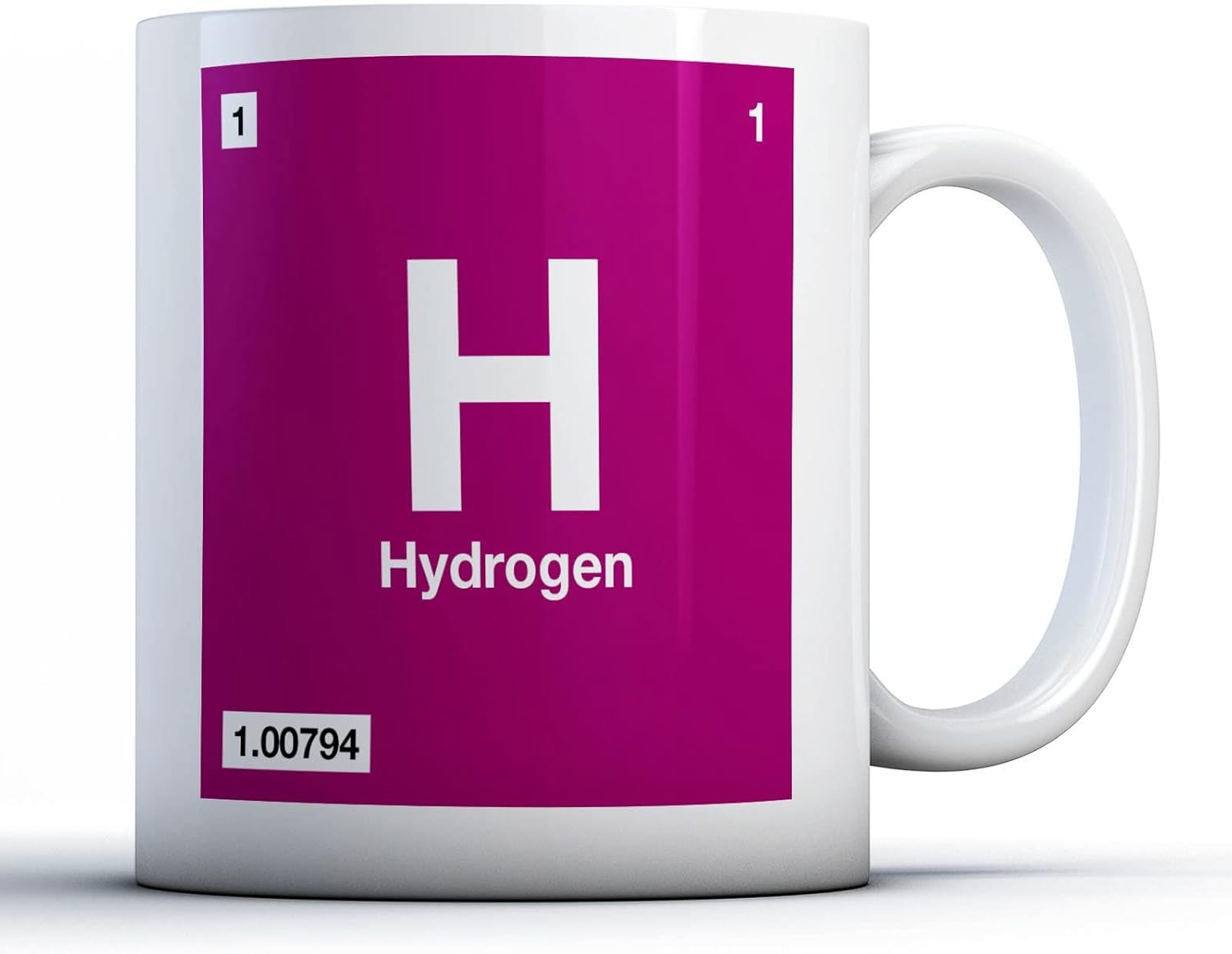 Finger prints - Hydrogen (H) - Scientific Element Symbol Gift Mug ...