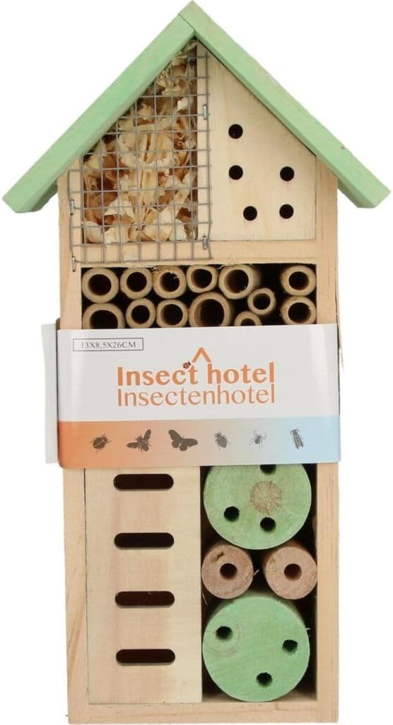 Eco-Friendly Bug House Hotel - Insect Nest Box for Gardens and Yards ...
