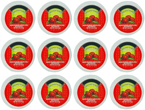 Amazon.com: Apple Sauce 4 oz. Cup | Pack of 12 | Bits N Things ...