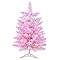 Amazon.com: Gloreyan 2FT Artificial Christmas Tree Pink Tabletop ...