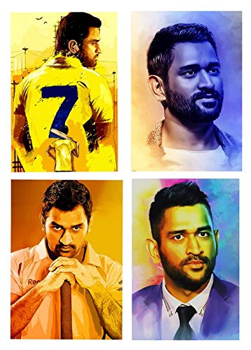 Buy The Art Bundle Captain Dhoni Extra Large Big Jumbo Poster with ...