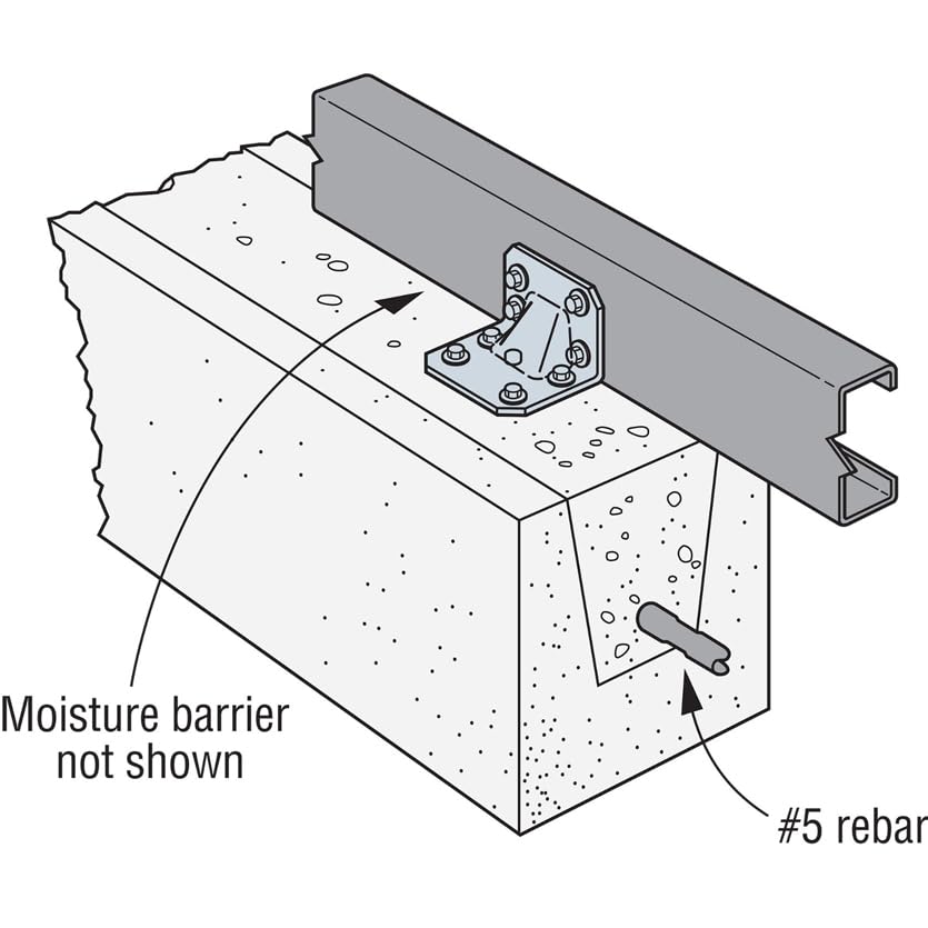 Heavy Duty Simpson Strong-Tie Hurricane Gusset Angle For Masonry ...
