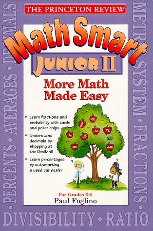 Princeton Review: Math Smart Junior II: More Math Made Easy: Foglino ...