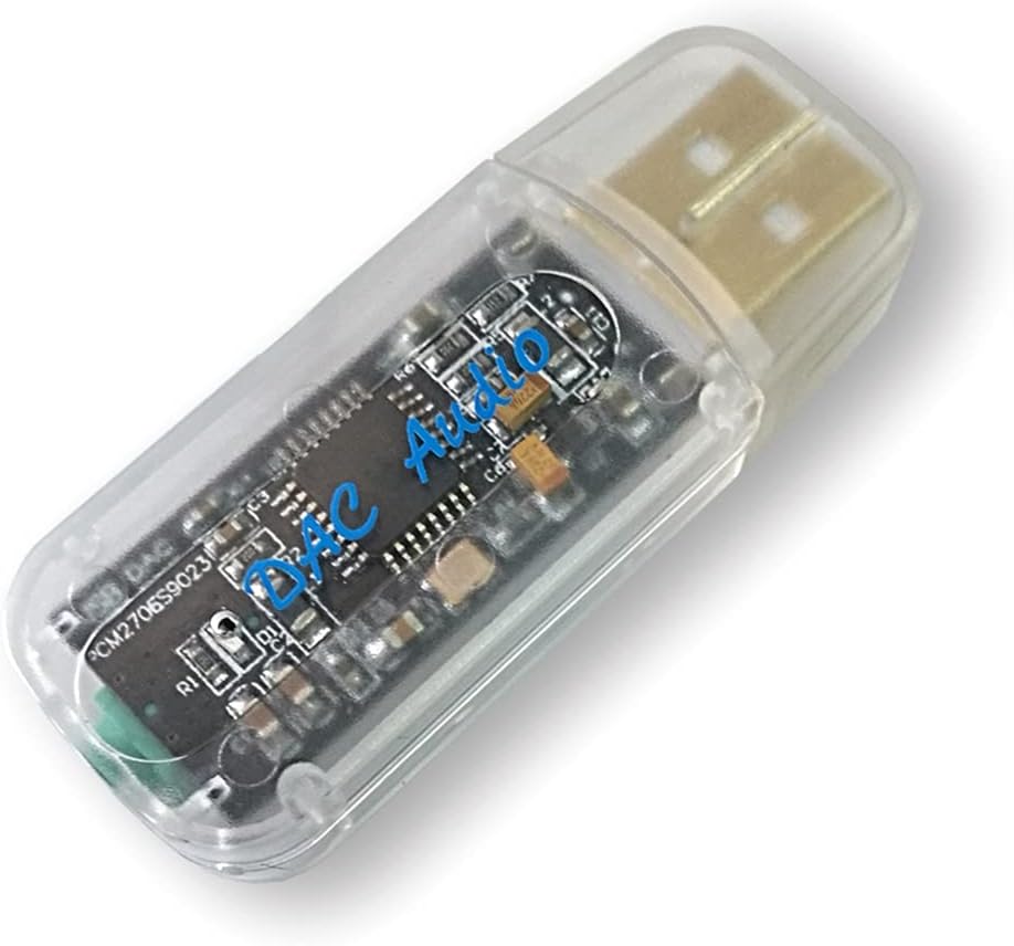 Amazon.co.jp: MINaO PCM2706 + ES9023ポータブルUSB DAC HIFIフィーバー外部オーディオカード ...