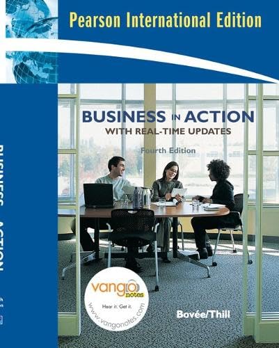 Buy Business in Action with Real Time Updates: International Edition ...