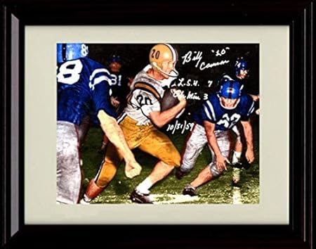 Amazon.com: Billy Cannon - On The Run - LSU Football - Autograph ...