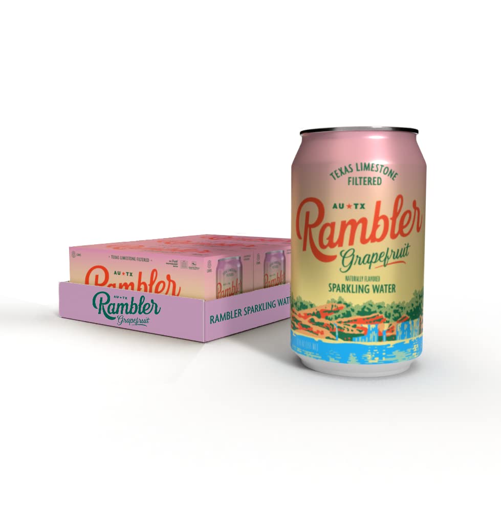 Snapklik.com : AUTX RAMBLER Grapefruit Sparkling Water