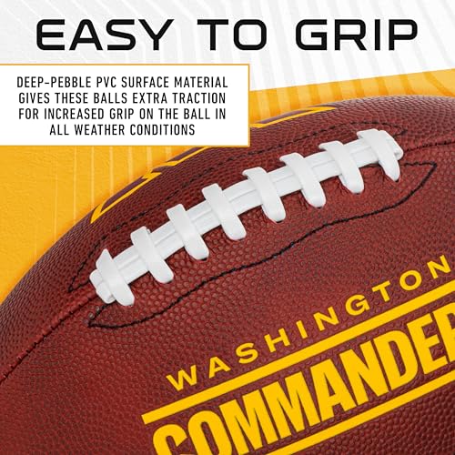 Snapklik.com : NFL Washington Commanders Football - Youth Junior Size ...