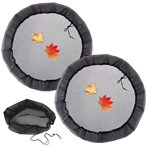 Xinchen 2 x Round Rain Barrel Cover, Mosquito Protection, Rain Barrel ...