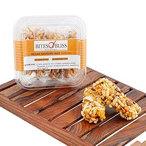 Bites of Bliss Vegan Savoury Bar | Daily Protein Snack | Nutrition Bars ...