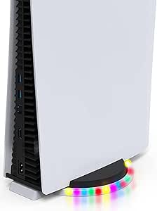 Amazon.com: Nargos Luz LED base PS5 – Accesorios PS5 RGB Vertical Stand ...