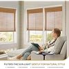 Amazon.com: LazBlinds Cordless Bamboo Blinds, Bamboo Roll Up Shades for ...