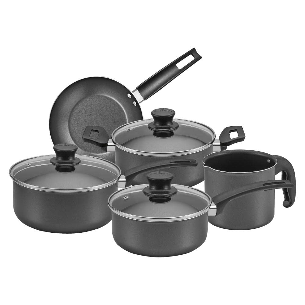 Panelux Jogo de Panelas 5 peças Magnific Grafite Antiaderente : Amazon ...