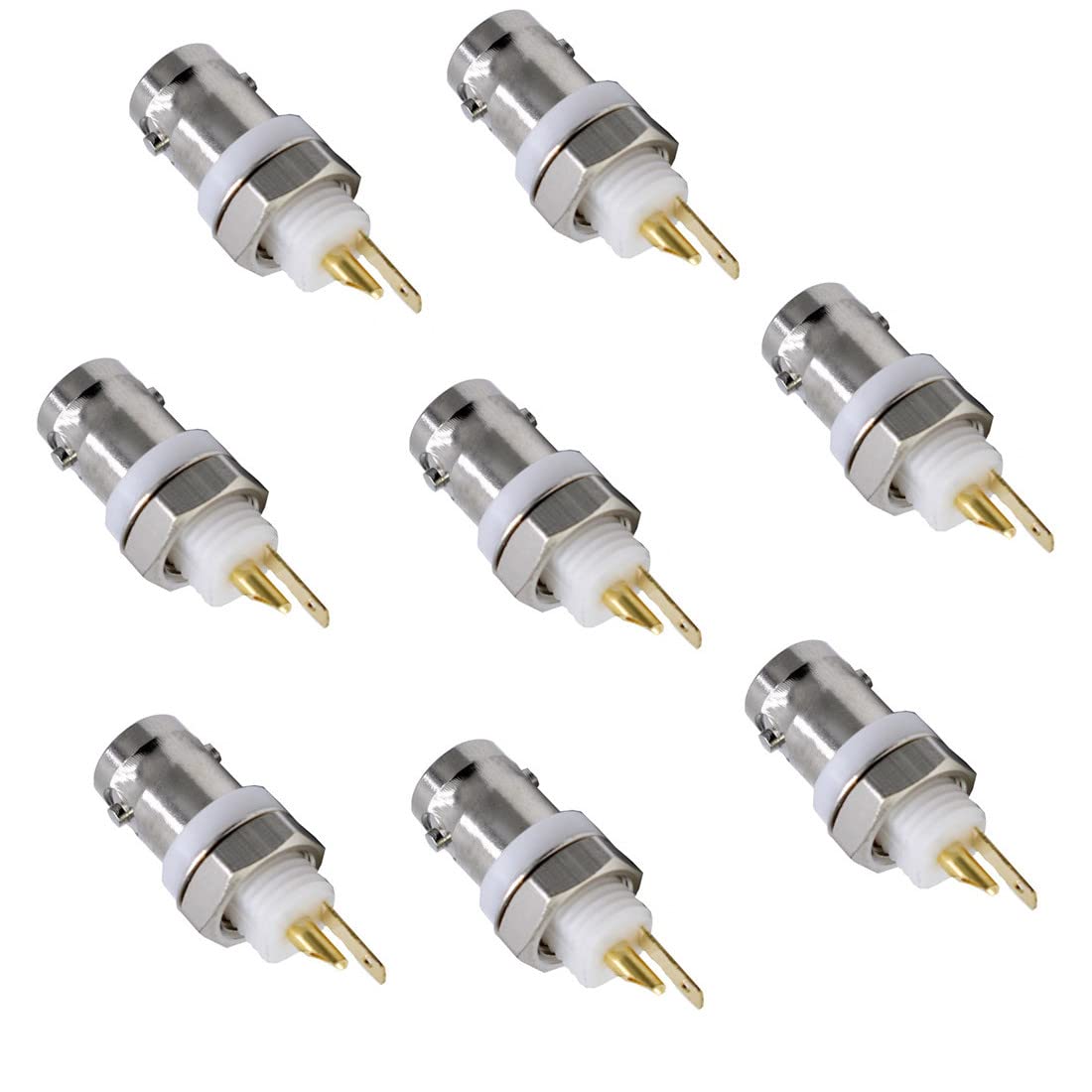 Amazon.com: BNC Chassis Panel Mount Socket,BNC Female Jack Bulkhead ...