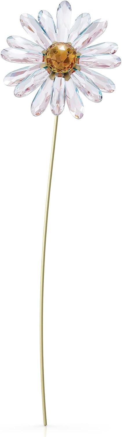 Amazon.com: Swarovski Garden Tales Daisy Single Flower Figurine, Clear ...
