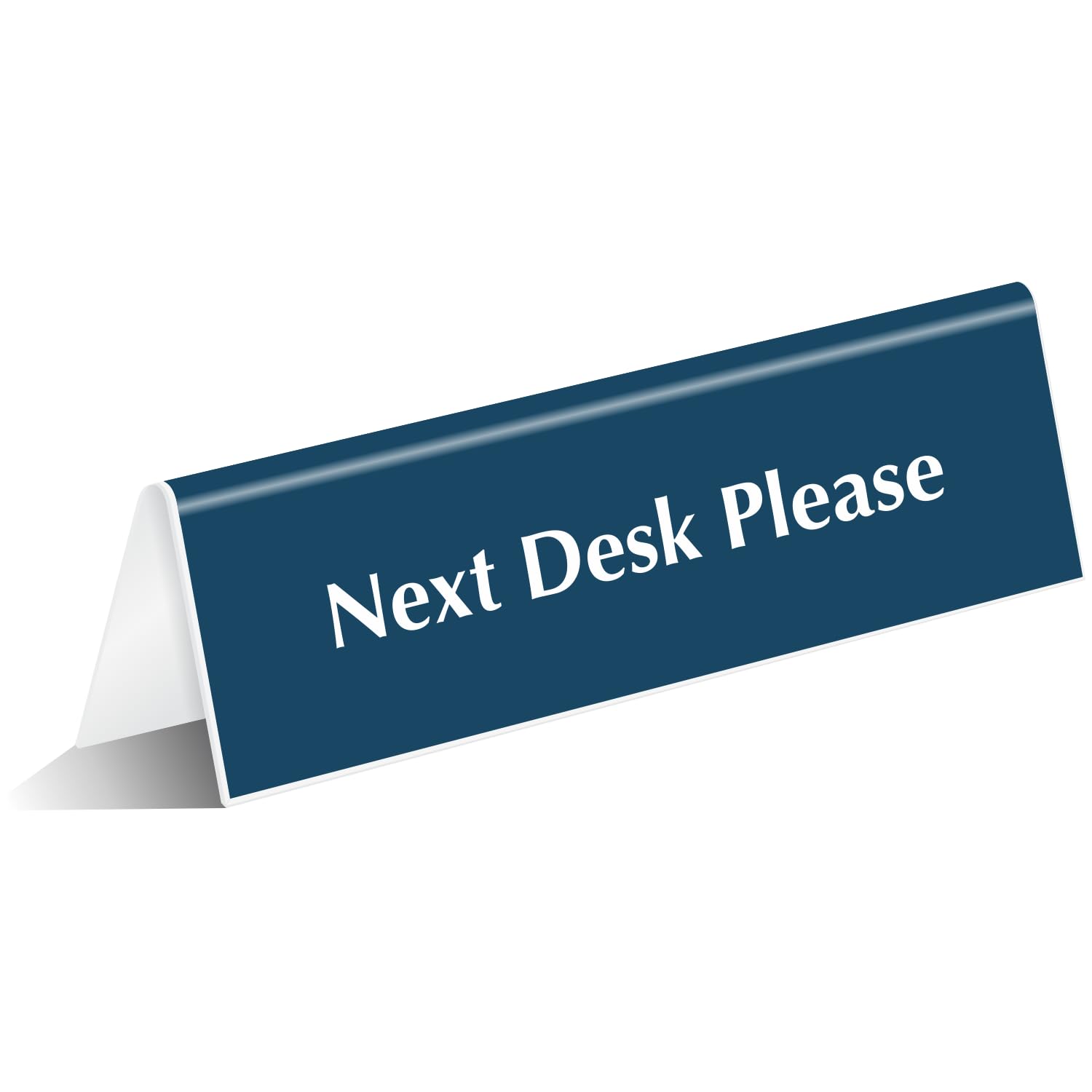 Amazon.com: SmartSign Next Desk Please Sign, 2" x 6" Acrylic Table Top ...