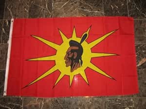 Amazon.com : New Flag latter-day3x5 Oka Indian Oka Crisis Mohawk Flag 3 ...