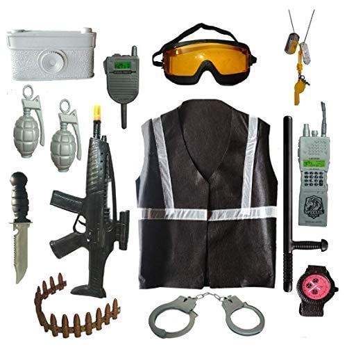 Buy Mystic Complete Army Role Play Toy Set with Military Jacket, Gun ...