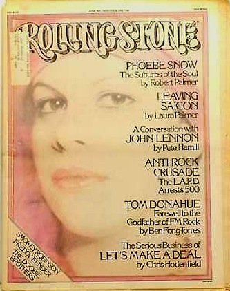 June 5 1975 Rolling Stone Magazine #188 Phoebe Snow - Livros na Amazon ...