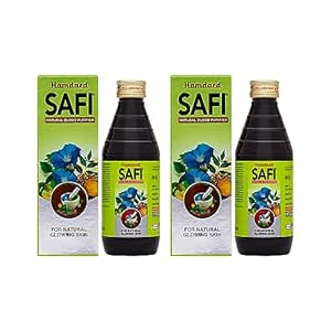 Buy Hamdard Safi Blood Purifier Syrup for Healthy & Glowing Skin | 100% Pure | Clears Stomach ...