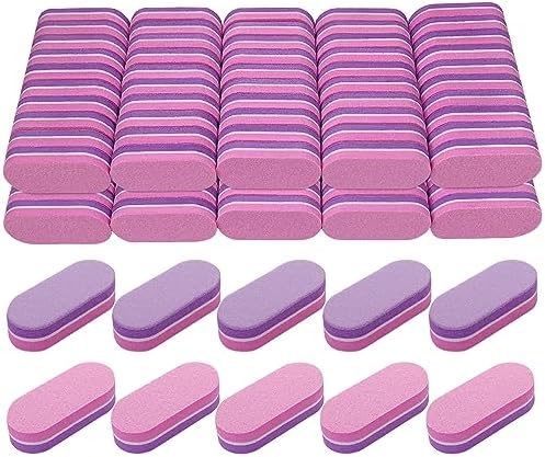 Amazon.com : CGBE Nail Buffer Block and Shine Kit, 50 Count Mini Nail ...