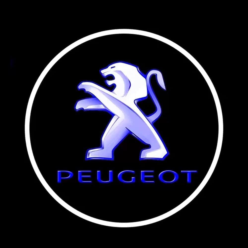 FIXCOR Car Welcome Door Light for Peugeot 2008/3008/4008/5008, Door ...