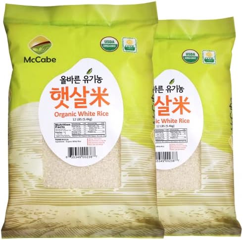 Amazon.com : McCabe Organic White Rice - Korean White Rice | Rich in ...