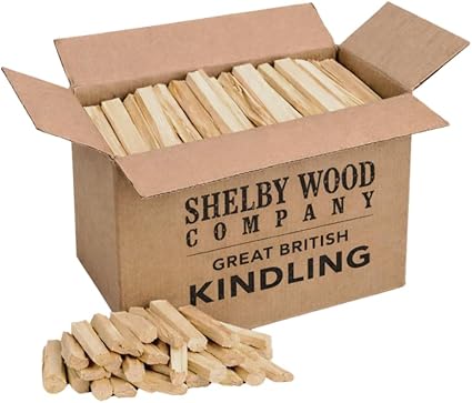 25L Kiln Dried Kindling Wood Sticks – Ready to Burn Fire Starter for ...