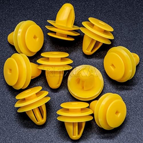 Amazon.com: Rexka 10pcs 8mm Hole Door Trim Panel Retainer Clip Fastener ...