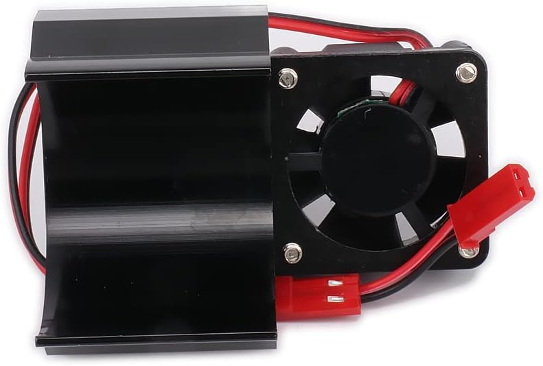 RCAWD RC Motor heatsink ,RC Motor Radiator with 2 Fans heat sink for RC ...