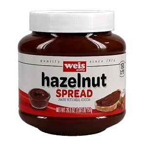 Amazon.com : Weis Quality, Hazelnut Chocolate Spread, 26.5 Ounce ...