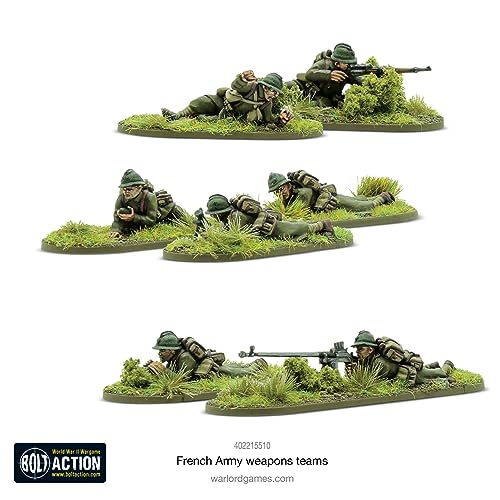 Warlord Games French Army Weapons Teams – 28mm Scale Miniatures for ...